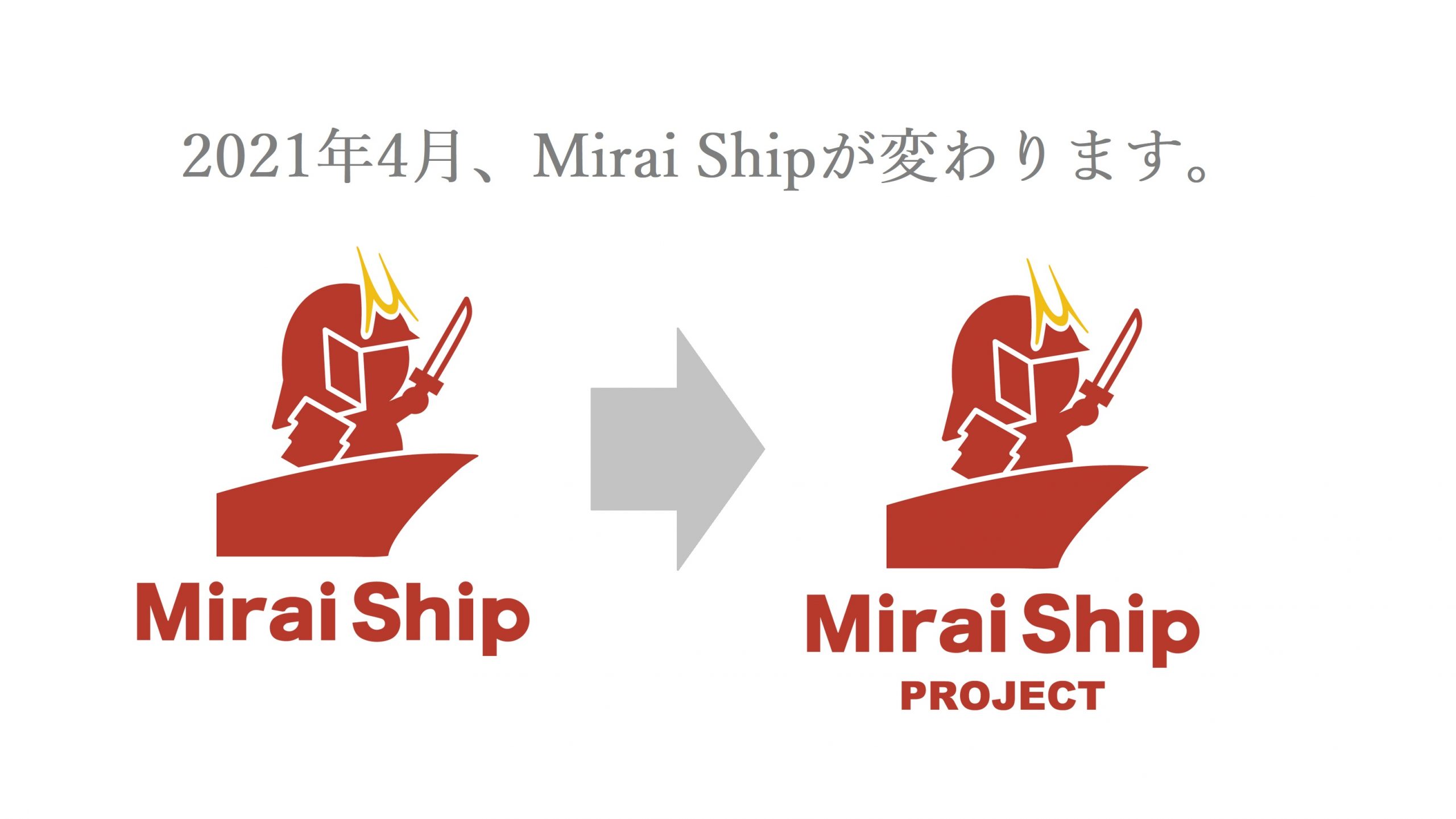 Mirai Shipが変わります。 | Mirai Ship PROJECT